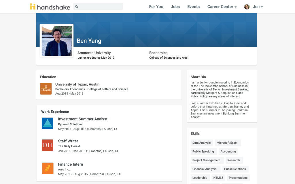 A NOT-SO-SECRET HANDSHAKE – @theU