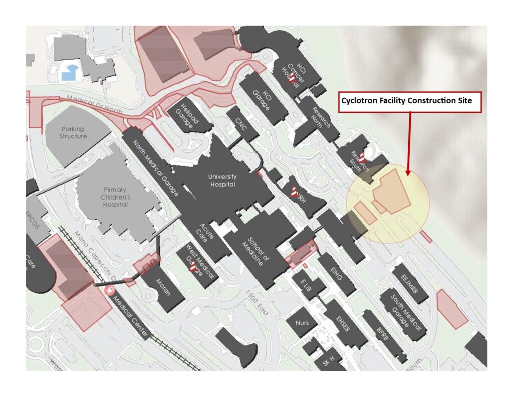 Huntsman Cancer Institute cyclotron project construction impacts – @theU