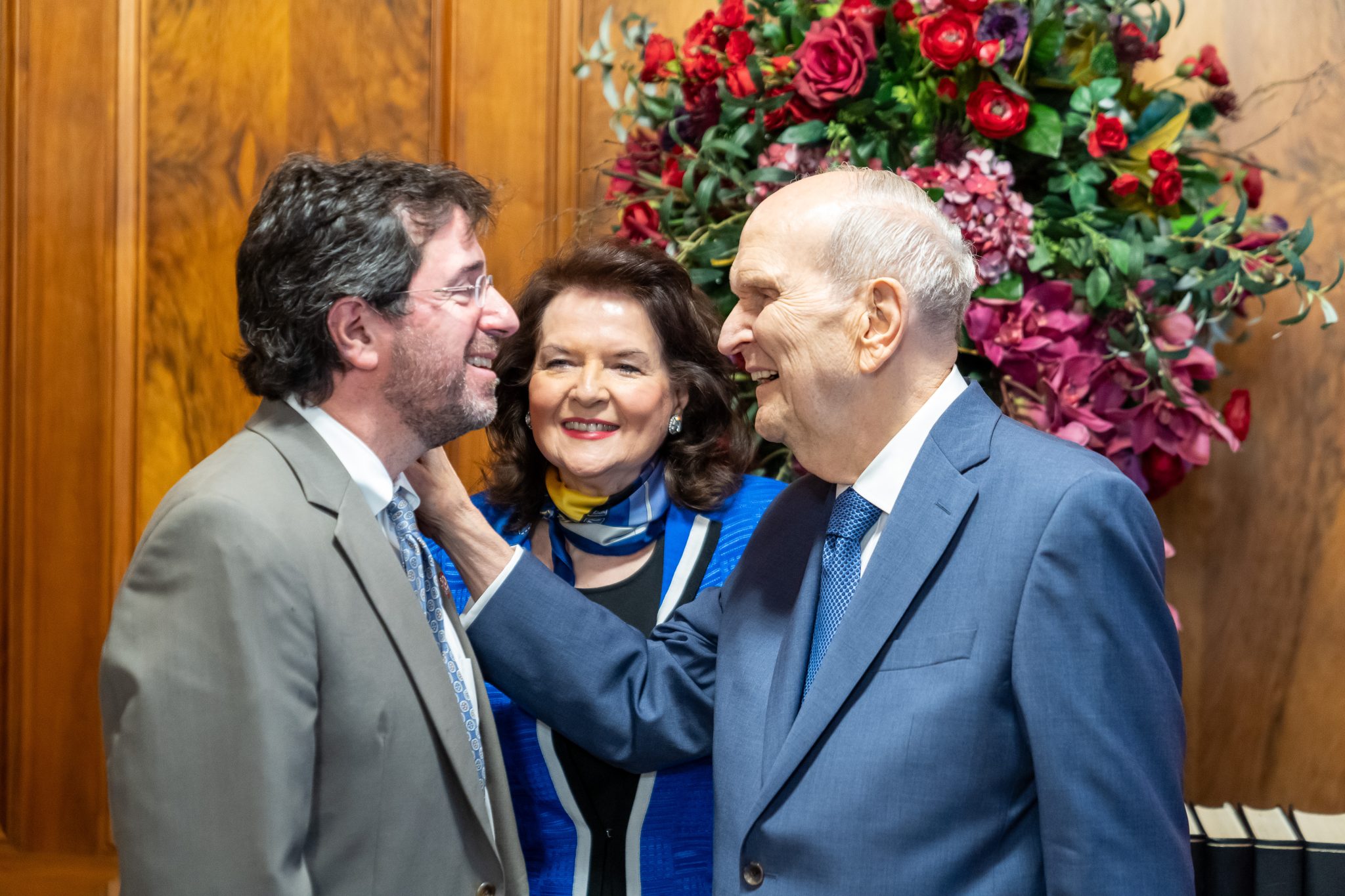 LDS Church President Russell M. Nelson donates medical papers to the U ...