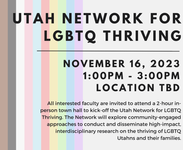 Utah Network for LGBTQ Thriving – @theU