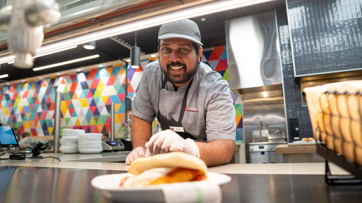 Sit down to a smorgasbord of campus dining – @theU