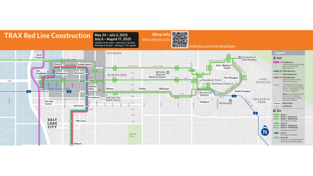 UTA TRAX upgrades will impact campus travel – @theU
