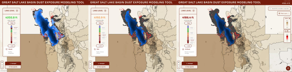 Wilkes Center unveils map tool to model Great Salt Lake dust exposure ...